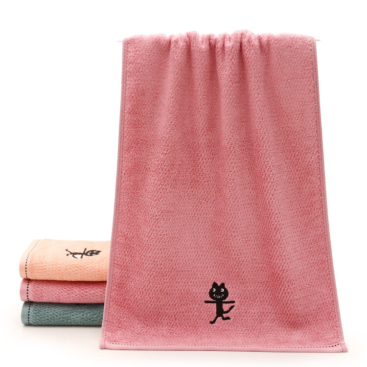 5 бамбуковых волокон маленькое полотенце мультфильм детское полотенце 50*25 см бамбук хлопок вышитые детский сад