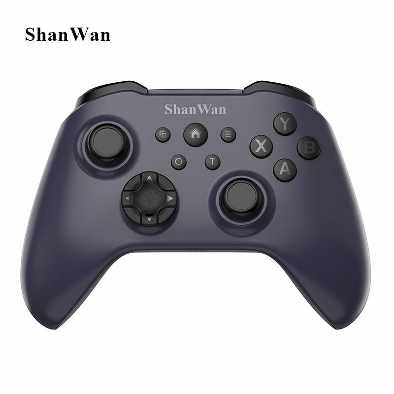 Игровой контроллер Shanwan Q34B с тремя режимами, мультиплатформенный, с двумя моторами, гироскопом и джойстиком Холла