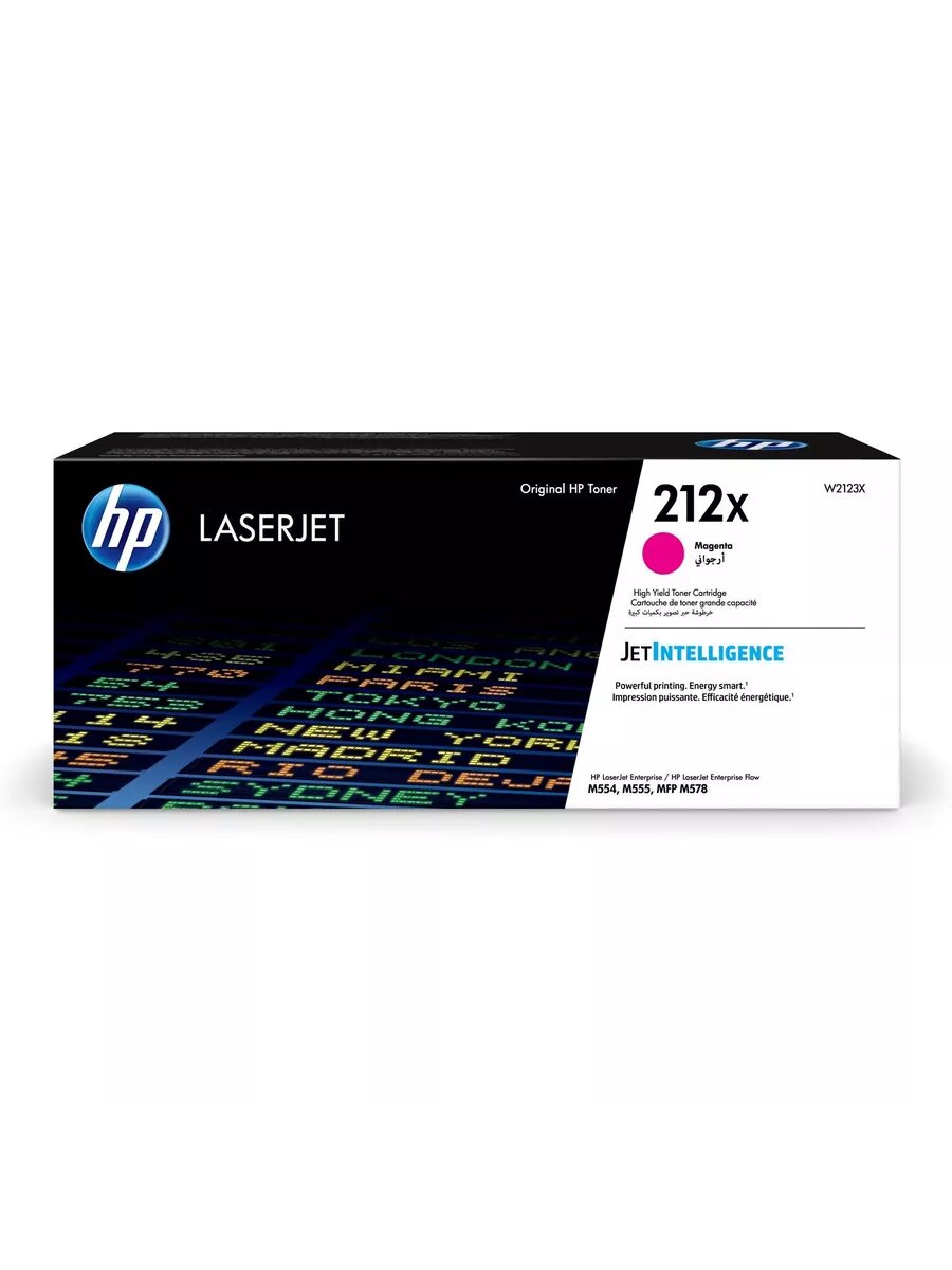 Картридж лазерный HP 212X W2123X magenta пурпурный, ресурс 10 000 страниц