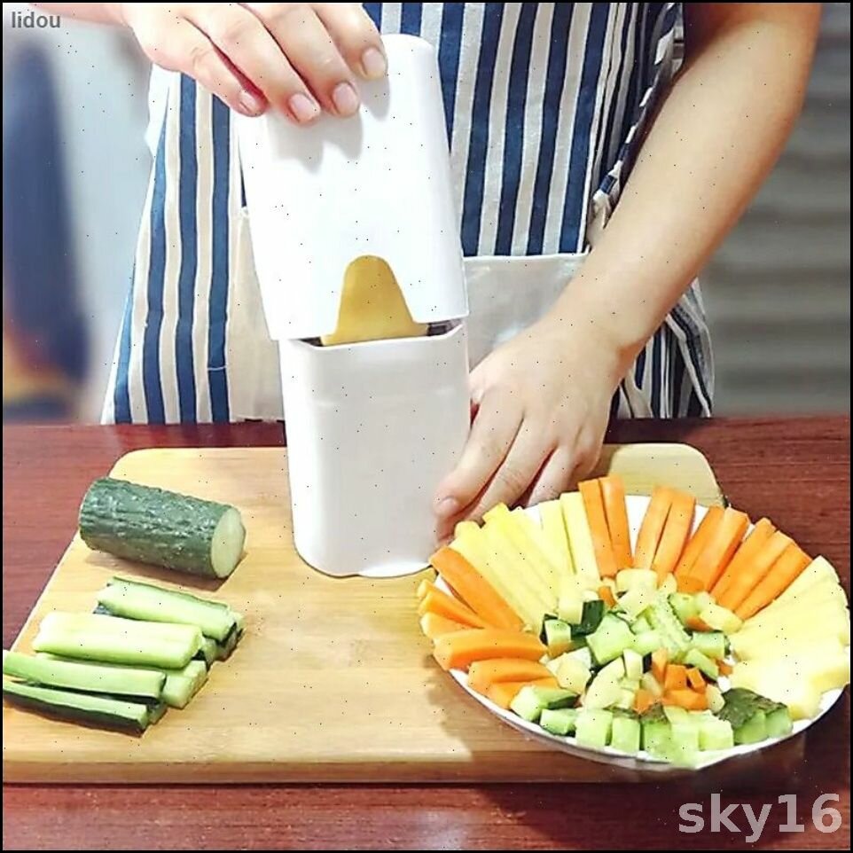 (Ручная) Картофелерезка / Машинка для резки картофеля фри из нержавеющей стали / Овощерезка