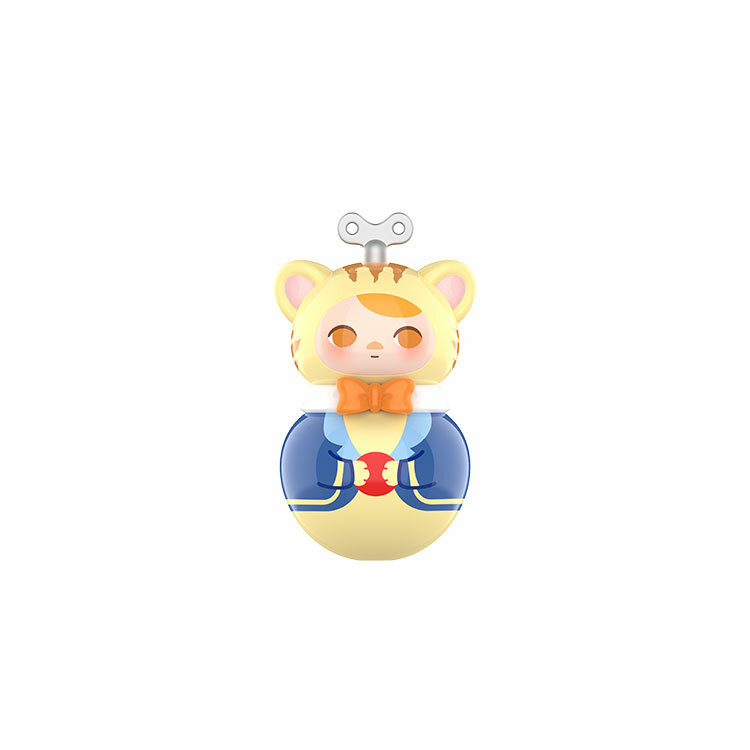 POP MART PUCKY Meowth Roly Poly Toys Collection, Confirmed-Ironhide Cat (Open)