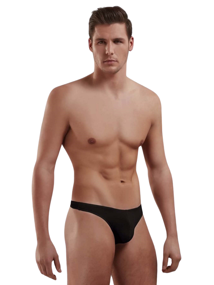 Мужские трусы тонги Doreanse черные 1280 хлопок/модал/эластан XL (50)