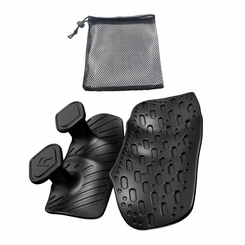 Нескользящие накладки для тяжелой атлетики и тренажерного зала-черный