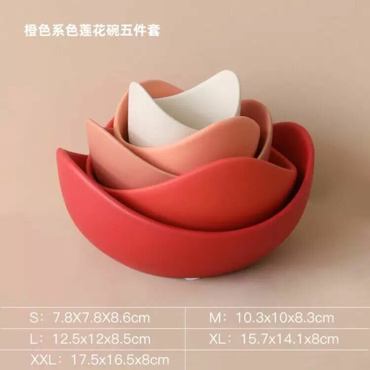 Скандинавская лотосовая чаша для прихожей, настольное хранилище, украшение для входа, обувной шкаф, ключница, креативное мягкое украшение