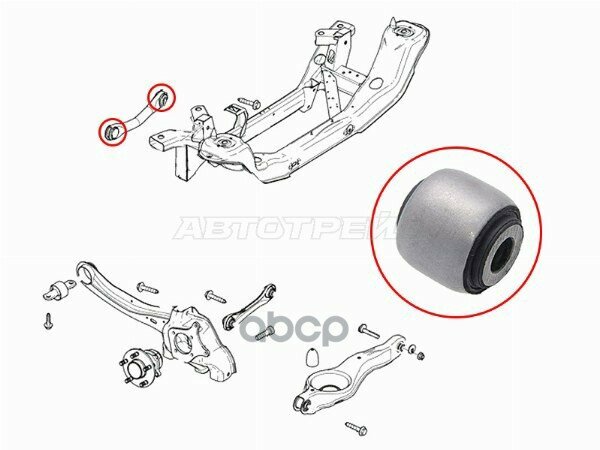 Сайлентблок Ford Focus 10-19 / Kuga 13-19 Sat арт. ST-1457609B