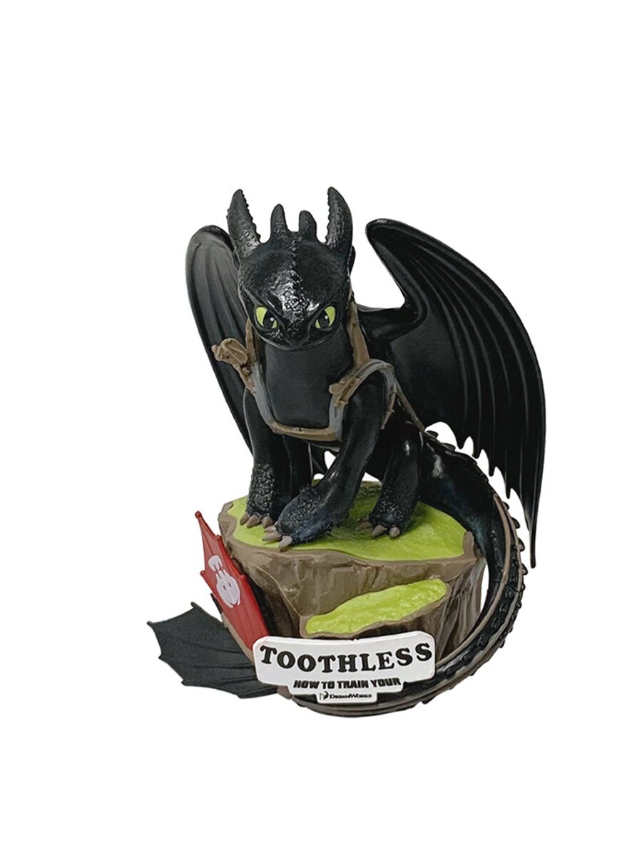 Царство зверей Мастер укрощения Дракона Ночь Злого динозавра Беззубый Мальчик Модель куклы Беззубого Мальчика Украшение для рабочего стола Модная игрушка в подарок