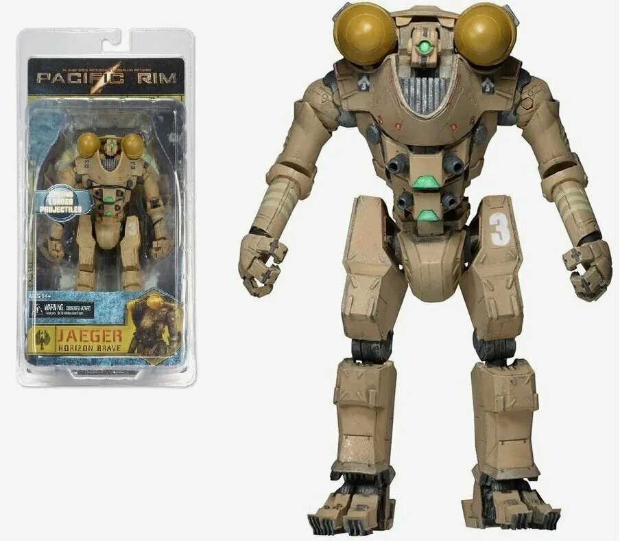 Фигурка Тихоокеанский рубеж егерь Храбрый Горизонт / Pacific Rim jaeger Horizon Brave (18см)