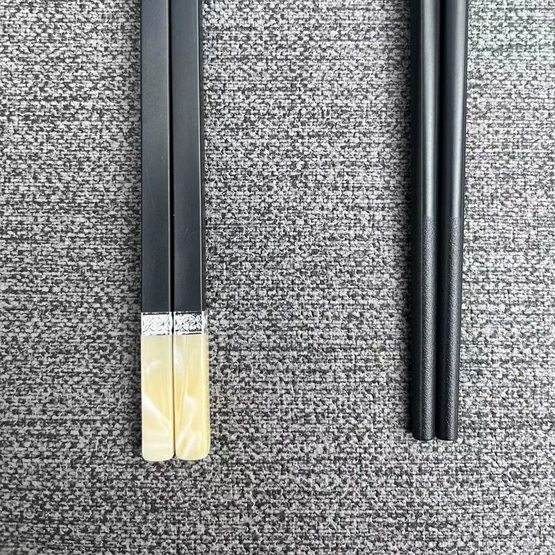 Имитация нефрита, инкрустированная золотом, с вставками из бирюзы и воскового сплава, палочки для еды для использования