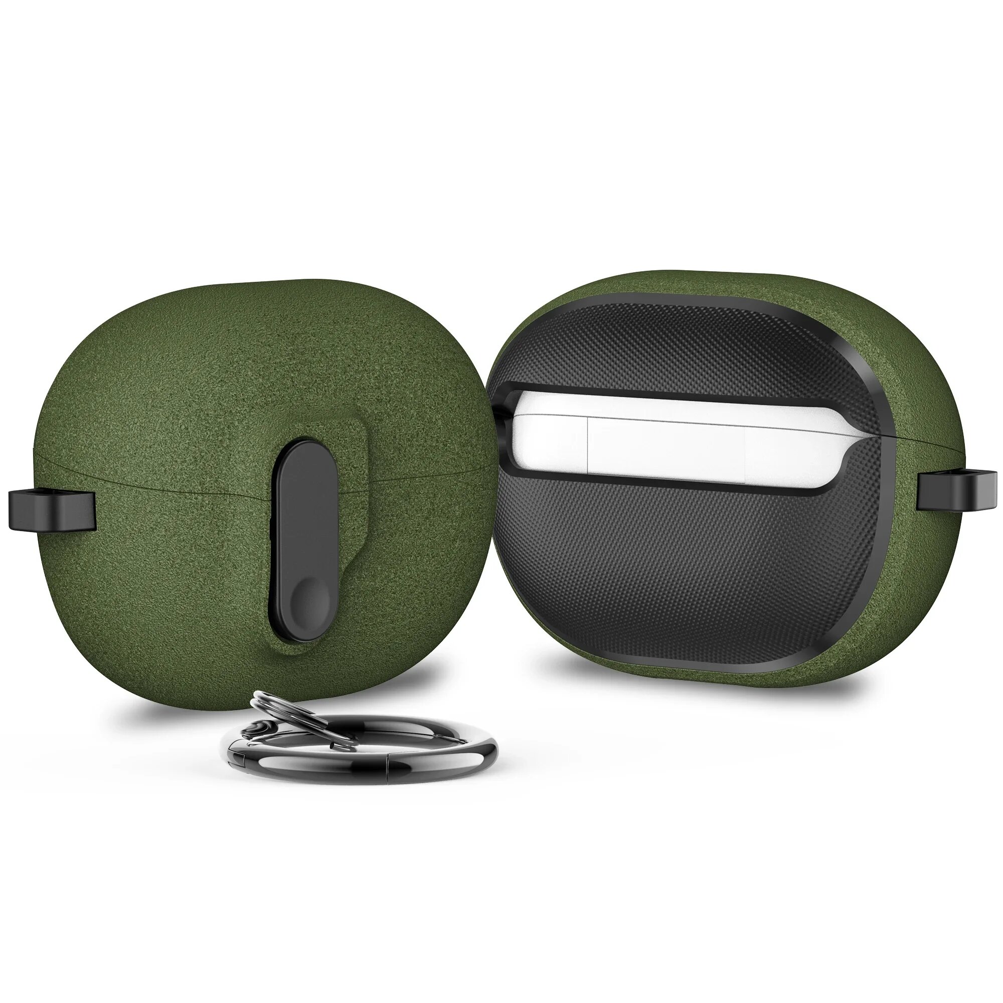 Чехол с защитным замком для Huawei Freebuds Pro 4/3, пушистый серый жесткий корпус, роскошный беспроводной Bluetooth-чехол для Freebuds Pro 3, чехол