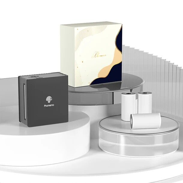 Горячая распродажа Phomemo T02 Мини-принтер для исправления ошибок, термальный, без чернил, Bluetooth, портативный домашний принтер