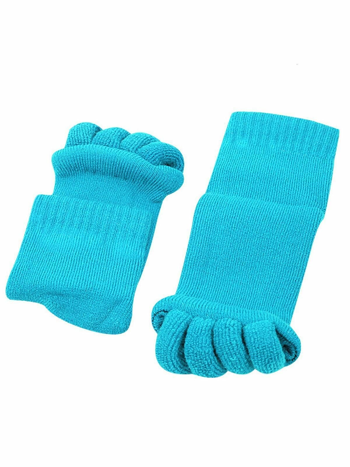 Женские йога-носки с разделителями пальцев, Синий