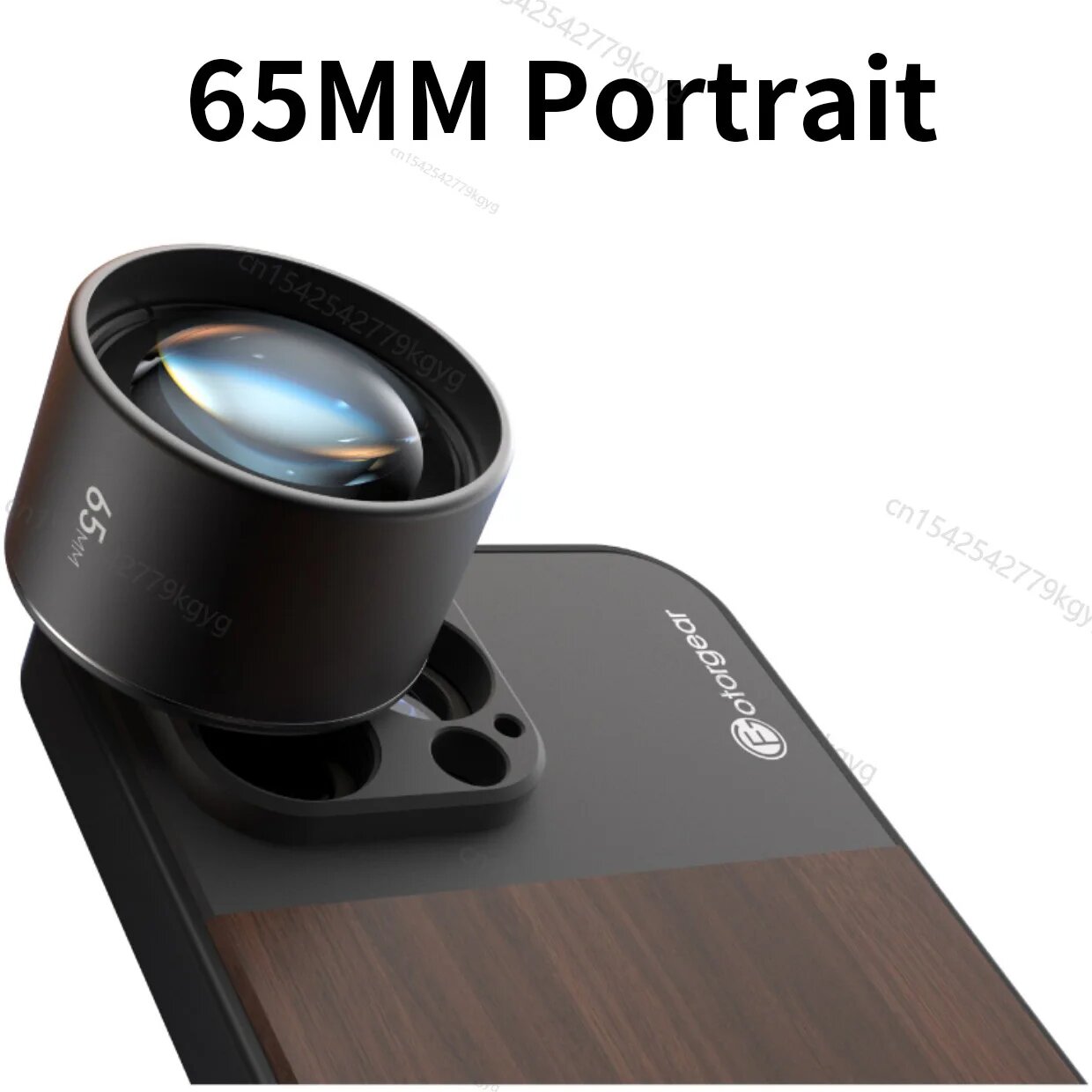 Ультраширокоугольный объектив Vectorgear Fotorgear 10x Macro 65 мм для портретной съемки 170 ° «рыбий глаз» 16 мм для смартфона сотового телефона 65mm Portrait Lens