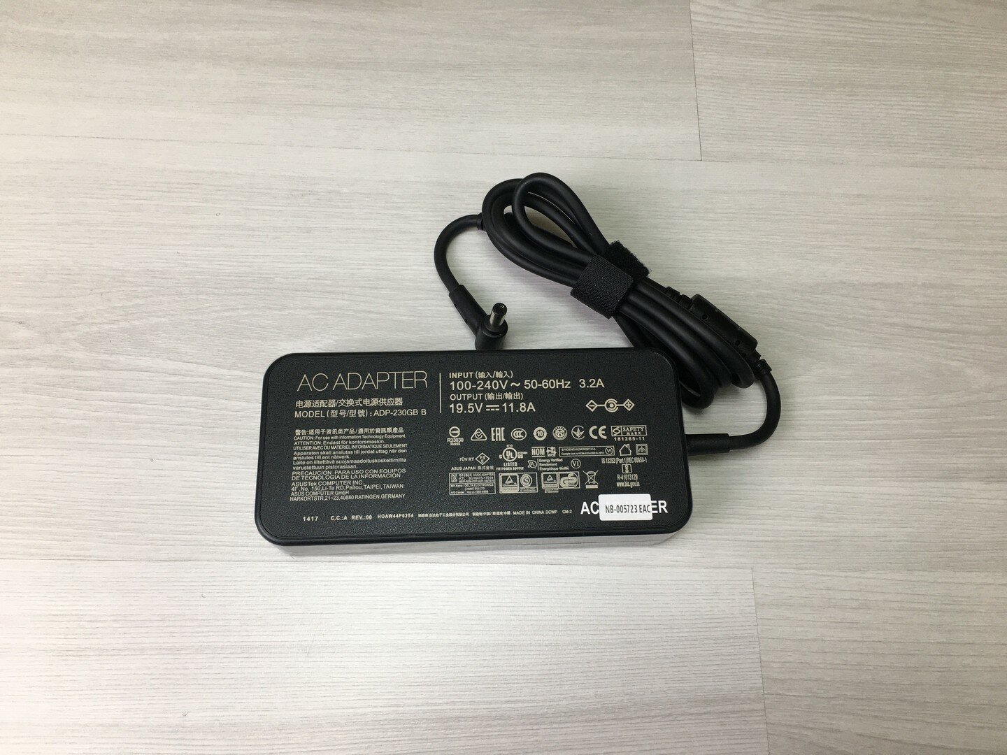 Блок питания для Asus 6.0x3.7мм, 230W, 19.5V, 11.8A, ORG, Slim type, ADP-AS-73