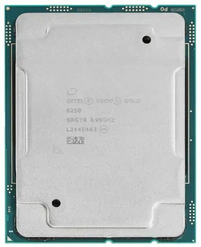 Серверный процессор Intel Xeon Gold 6250 (CD8069504425402) OEM - FCLGA3647, 8 x 3,9 ГГц, L3 - 37,75 МБ, DDR4-2933 МГц, TDP 185 Вт