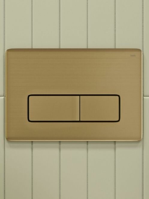 Кнопка смыва Iddis Unifix UNIS2MGi77 механическая, золото матовое