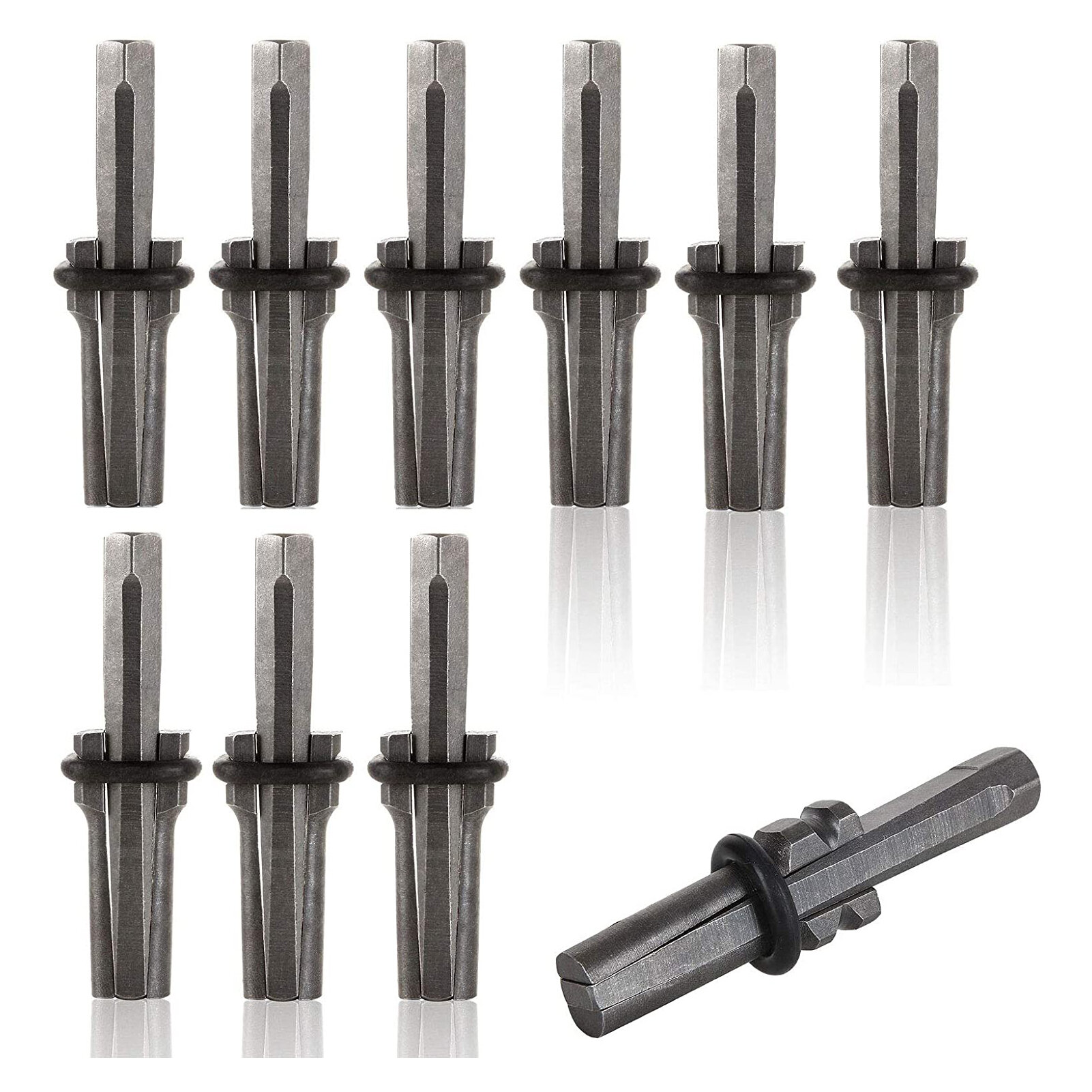 Набор из 10 клиньев и прокладок для прецизионных деревообрабатывающих инструментов. Прочные прокладки для установки и выравнивания дверной коробки.