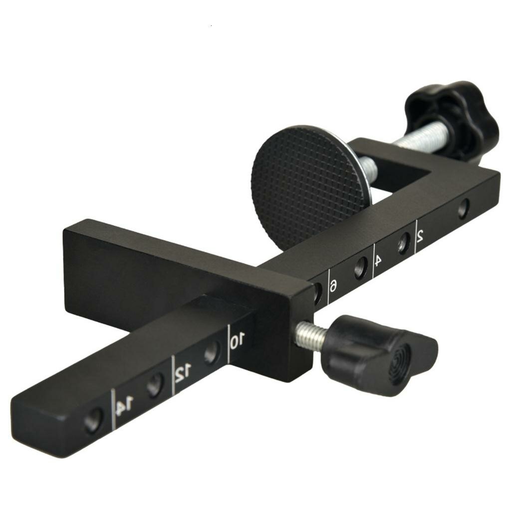 Удлинённый расширяемый зажим-струбцина для крепления инструментов