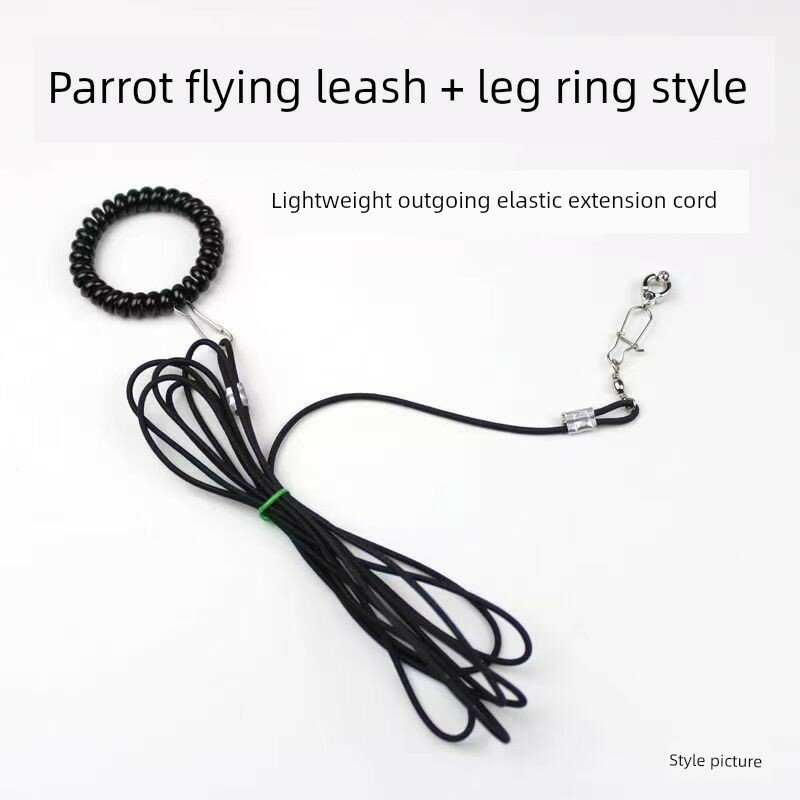 Поводок-канат для птиц, не травмирует лапы, сверхлегкий тренировочный канат, кольцо для ног для канареек, пингвинов,