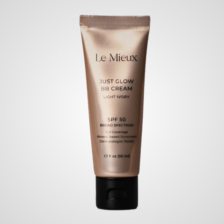 BB Крем для лица оттенок светлой слоновой кости SPF50 50 мл Le Mieux Just Glow BB Cream Light Ivory BB-Крем 50 мл