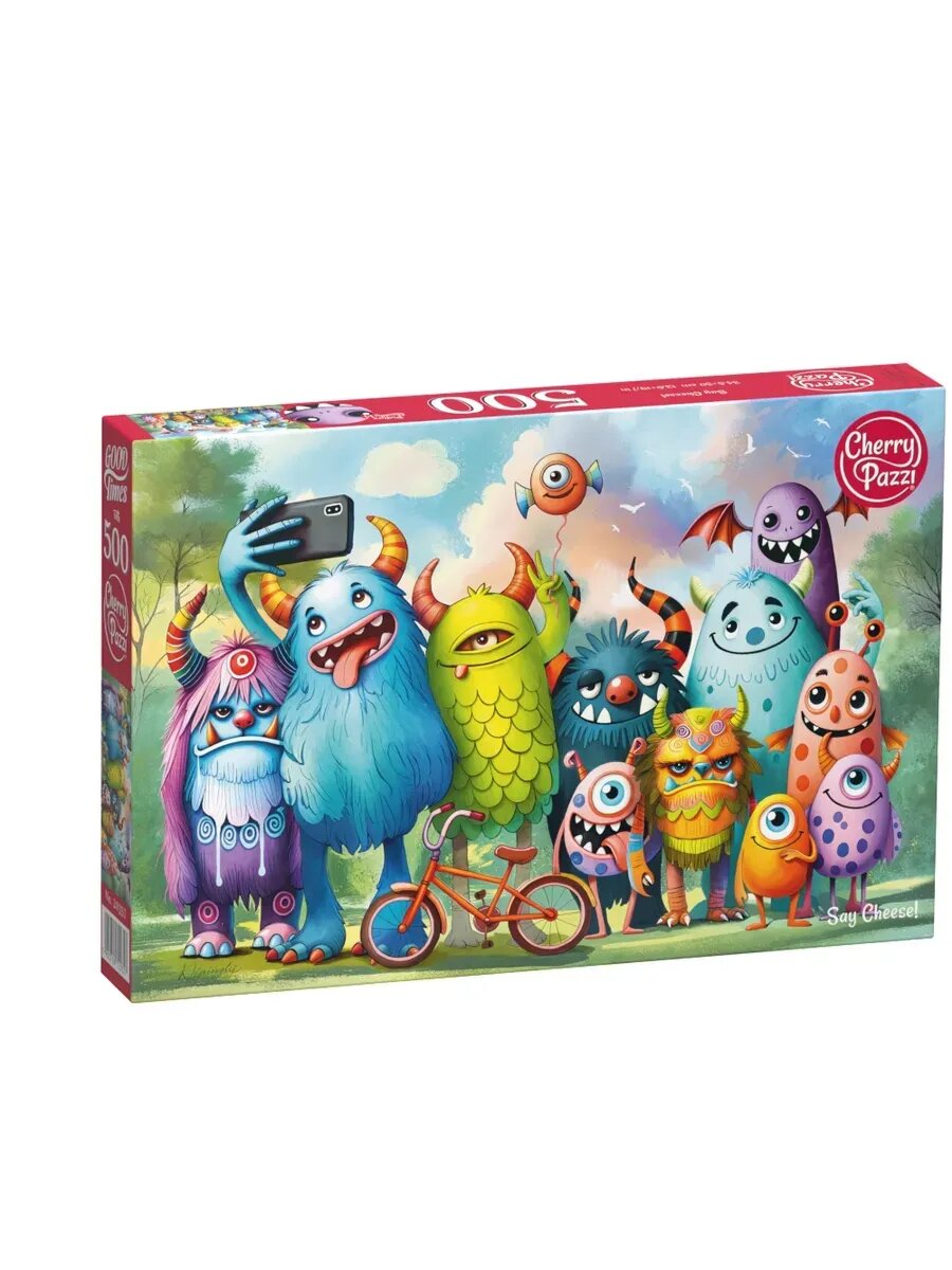 Пазлы для взрослых 500 элементов Скажи "Сы-ы-ыр"!