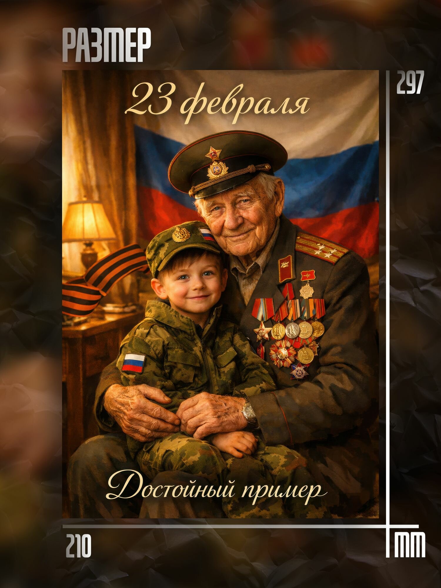 Плакат 23 февраля — фото 1