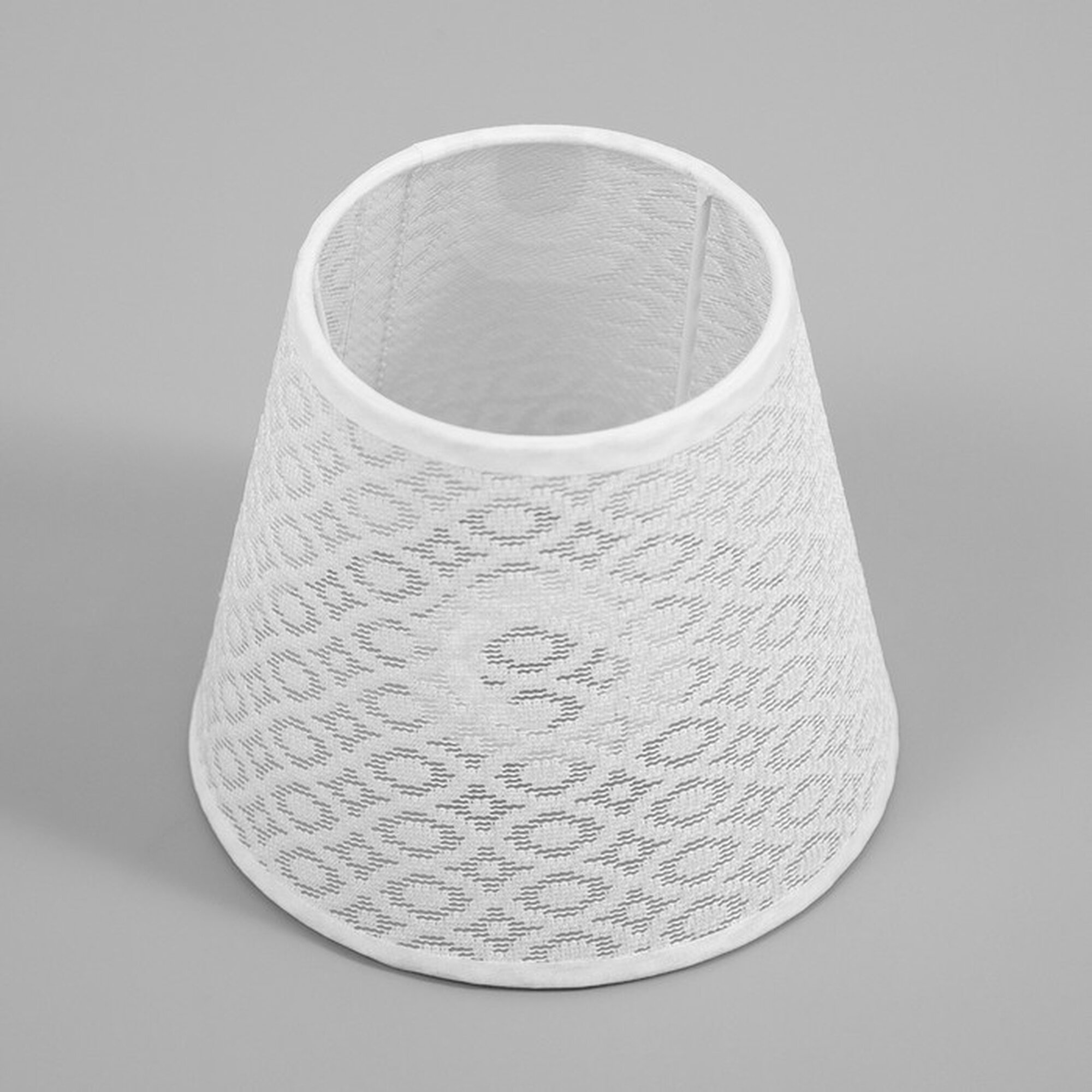 Абажур BayerLux «Кружево», E14, текстиль, 15 х 15 х 13 см, белый