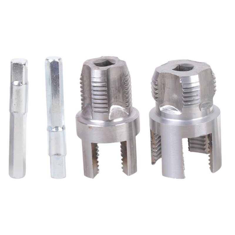 1/2 "3/4" Открывалка Для Резьбы Водопроводной Трубы Внутренняя Внешняя Интегрированная Открывалка Для Проволоки Водопроводной Трубы Для Электрической Дрели