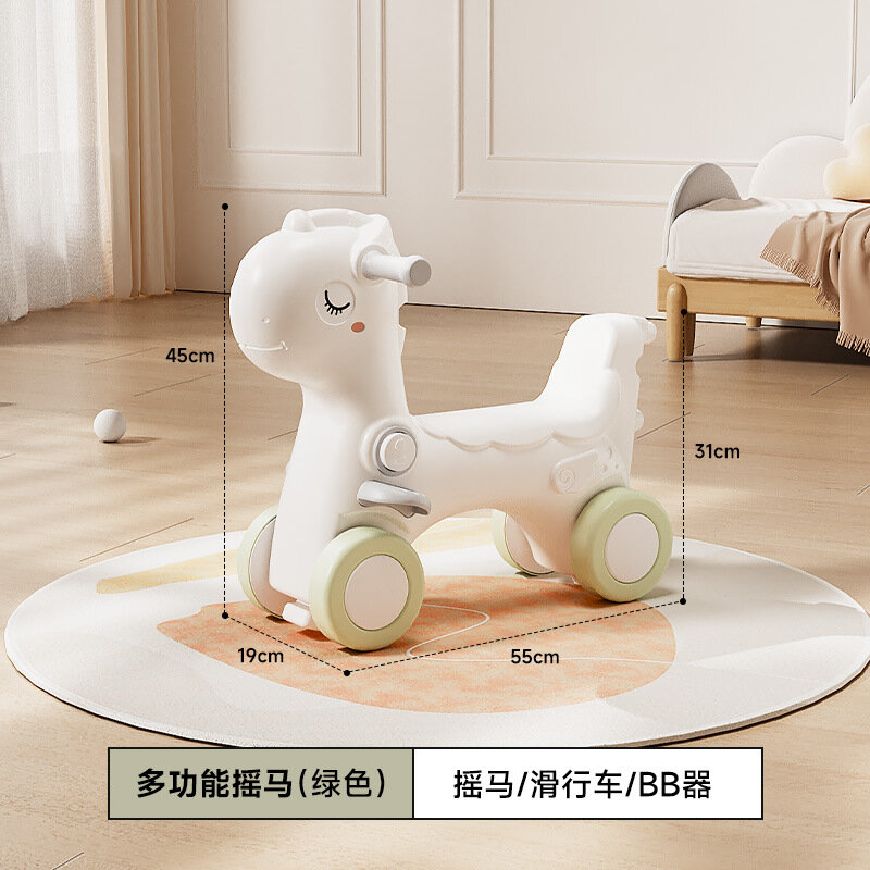 Детская качалка, игрушка-качалка для детей, качалка и каталка 2-в-1, детская качалка для домашнего использования, анти-падение