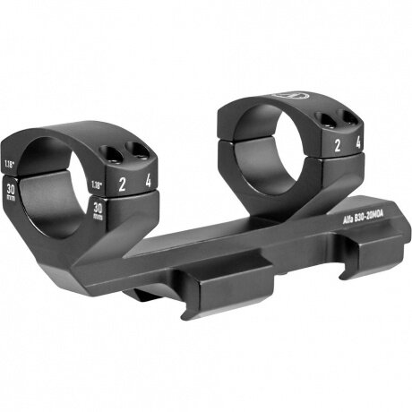 Моноблок для прицела Veber Alfa B30-20MOA на Weaver 7075