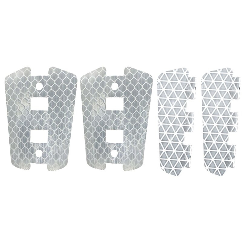 4шт Велосипеды Отражатели Диски Для Велосипедных Колес Спицы Колеса Для Верховой Езды Спицы Отражатели Безопасное Предупреждение Светоотражающий Лист для Езды на Велосипеде