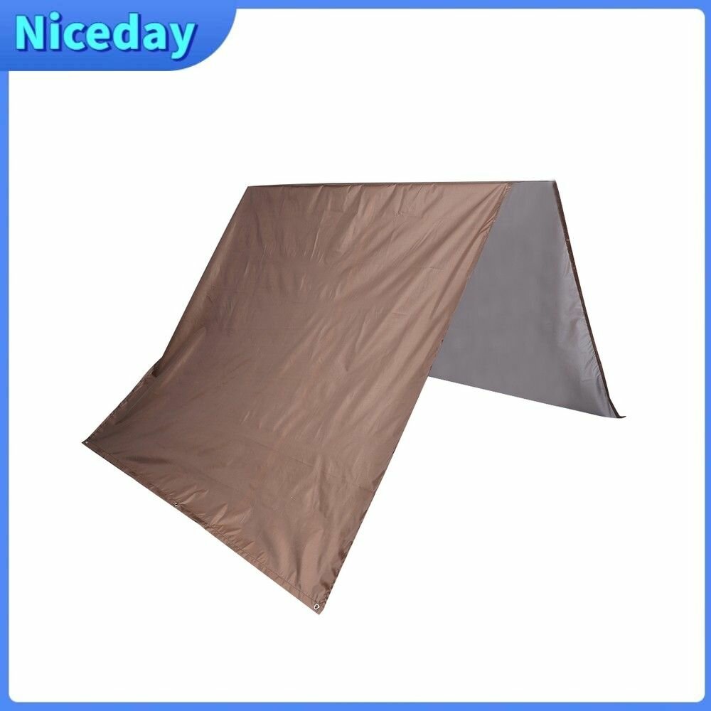 Навес для качелей, водонепроницаемый, сменный, цвет кофейный.