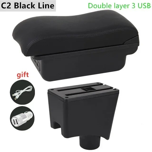 Подлокотник для Renault Sandero Logan 2 Dacia для Nissan Almera G15, автомобильный подлокотник для Lada LARGUS, ящик для хранения, аксессуар для ремонта автомобиля