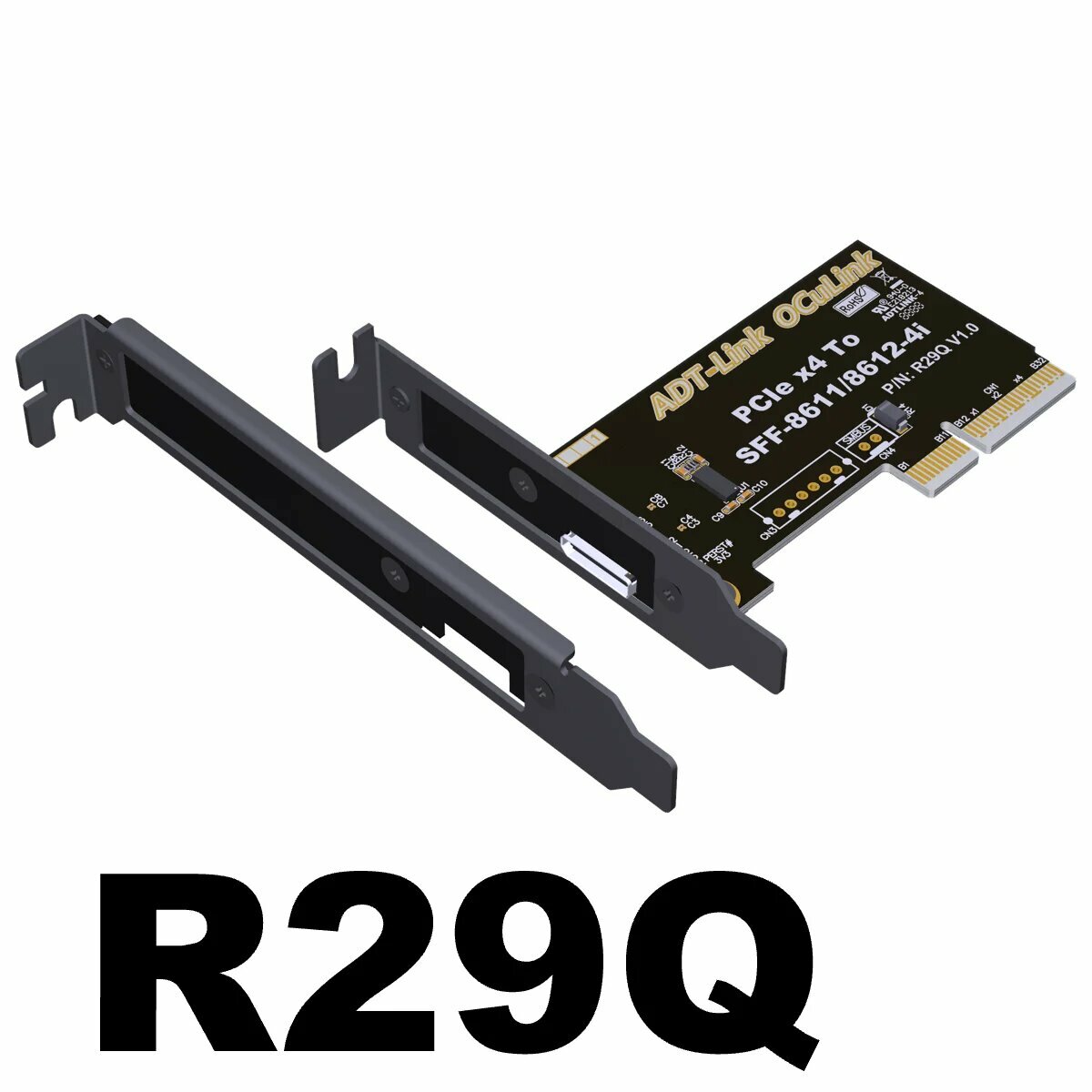 SPEEDIER ADT eGPU OCuLink GPU Dock PCIe 5.0 x4 128G R29Q