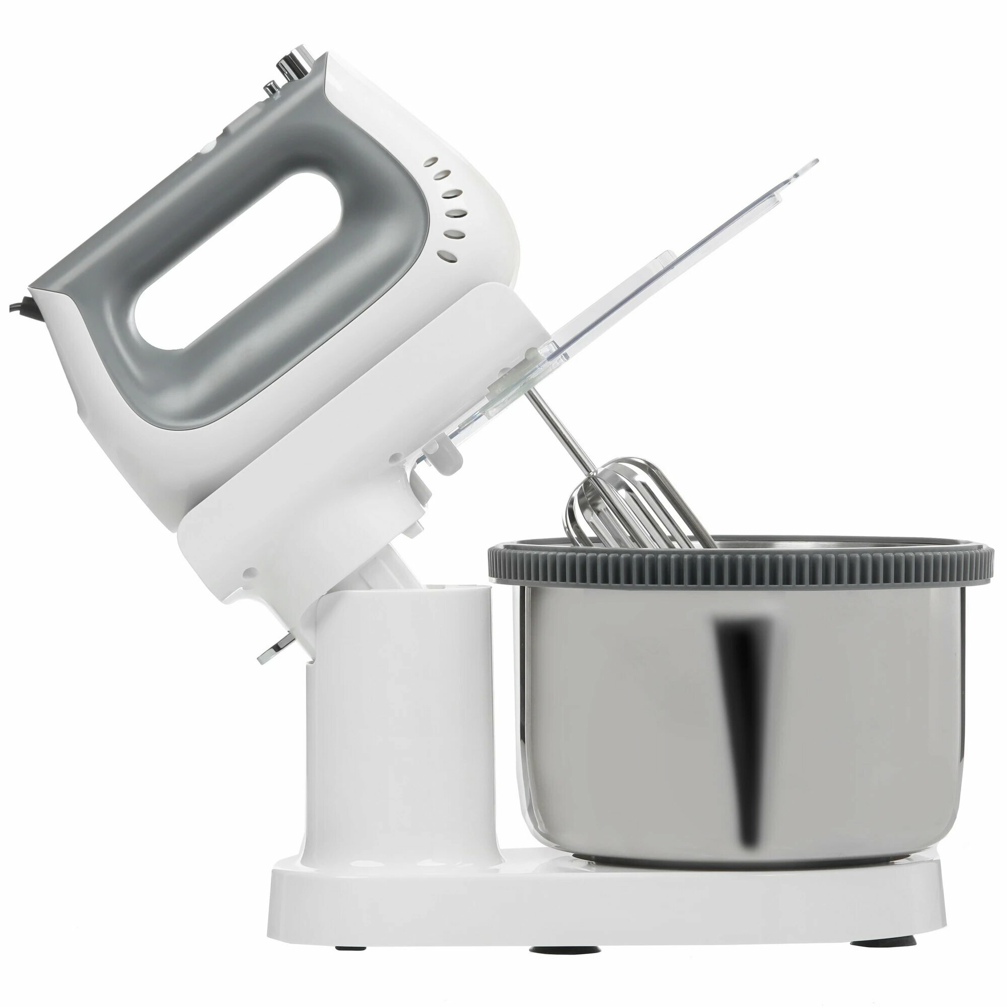 Миксер DEXP M-750D, пластик, нержавеющая сталь, 5 скоростей, 3,8 л