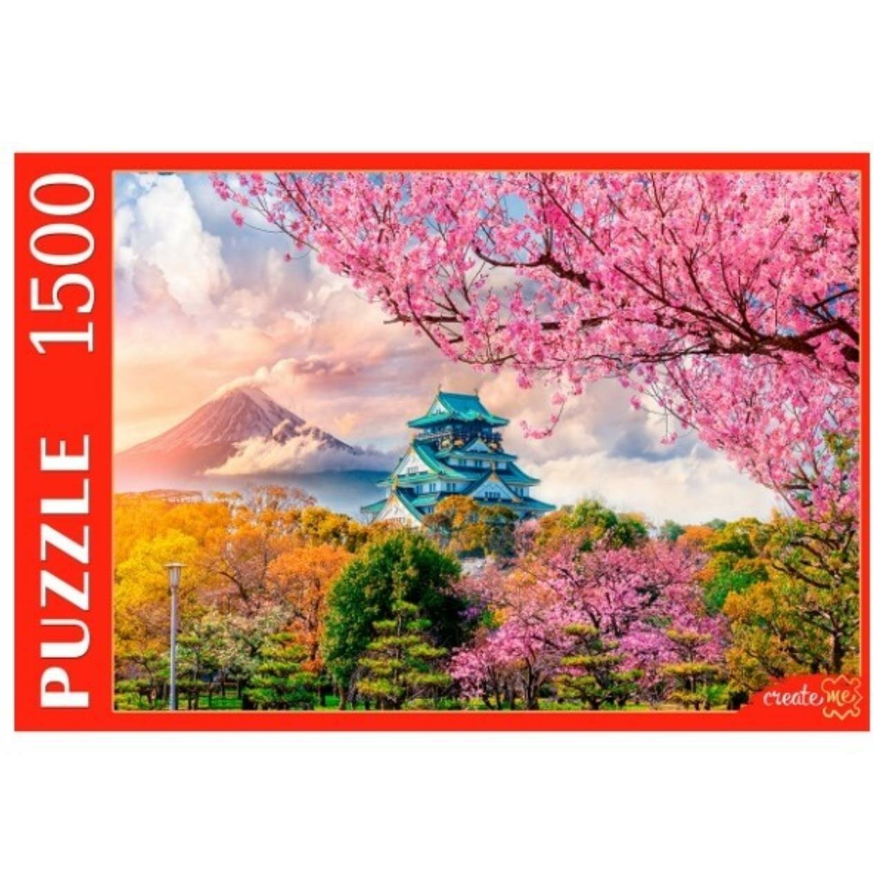 Пазлы 1500 элементов. Ф1500-2704 япония. Замок В осаке, картон