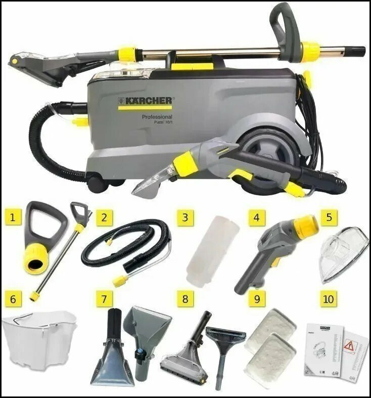 Моющий пылесос Karcher PUZZI 10/1 EU 1.100-130.0
