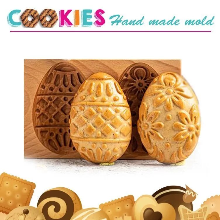 IKEA Форма для выпечки для печенья круглая 1 шт. из натурального дерева