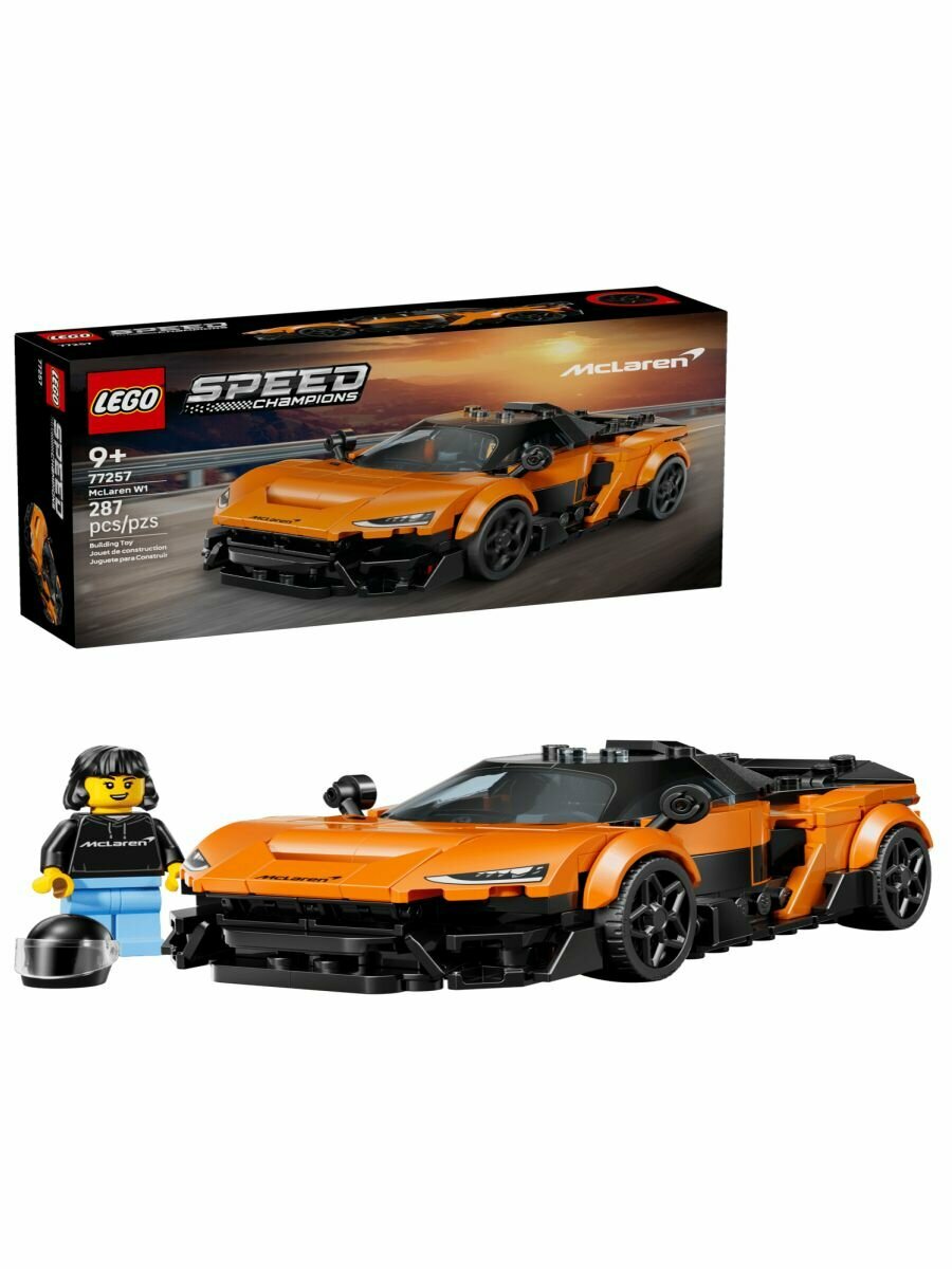 77257 Пластиковый Конструктор Lego Speed Champions 77257 McLaren W1Суперкар McLaren W1