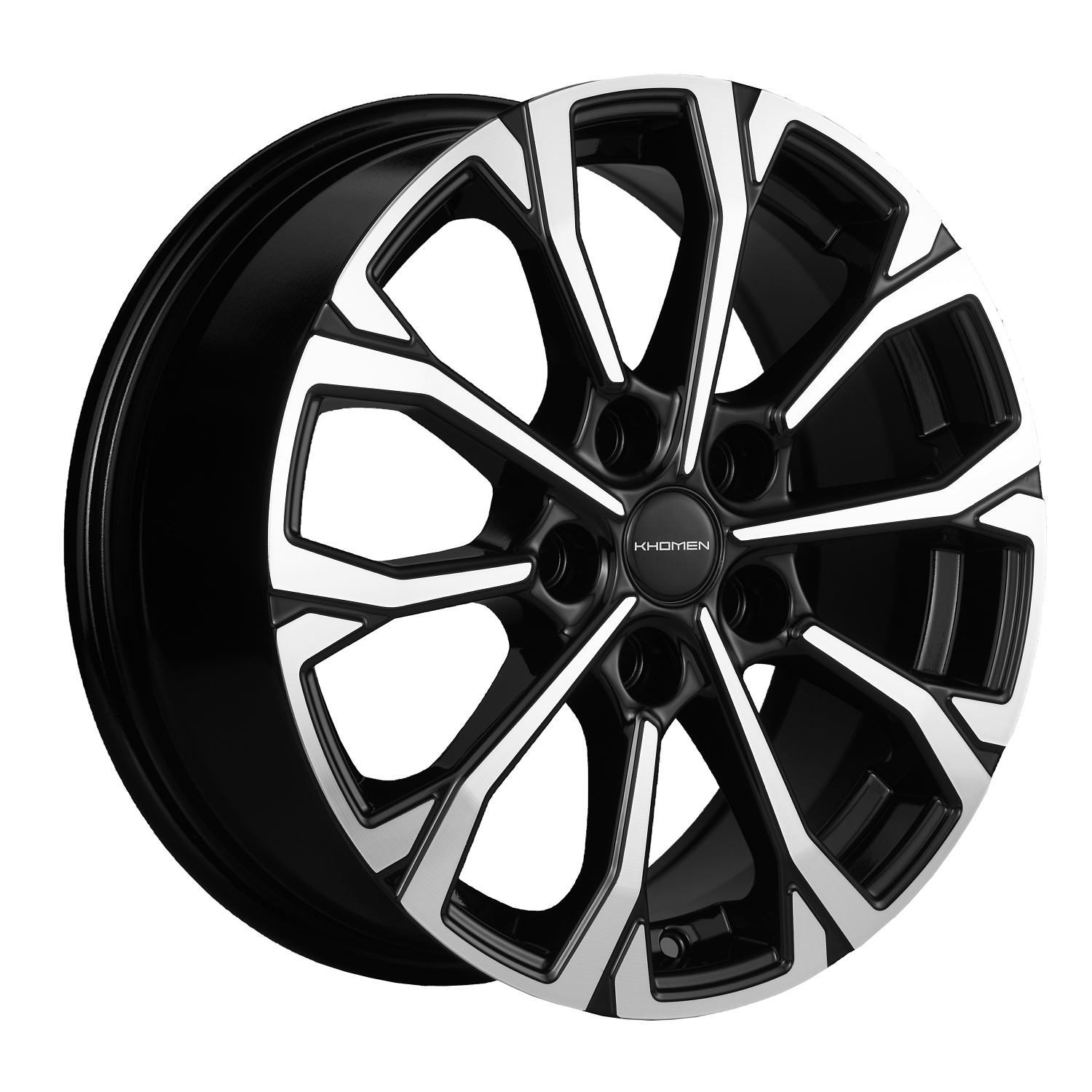 Диск автомобильный Khomen Wheels 1605 Toyota Camry, Toyota Corolla, Suzuki Grand Vitara 6,5x16 5x114,3 ET45 60,1 Black-FP
