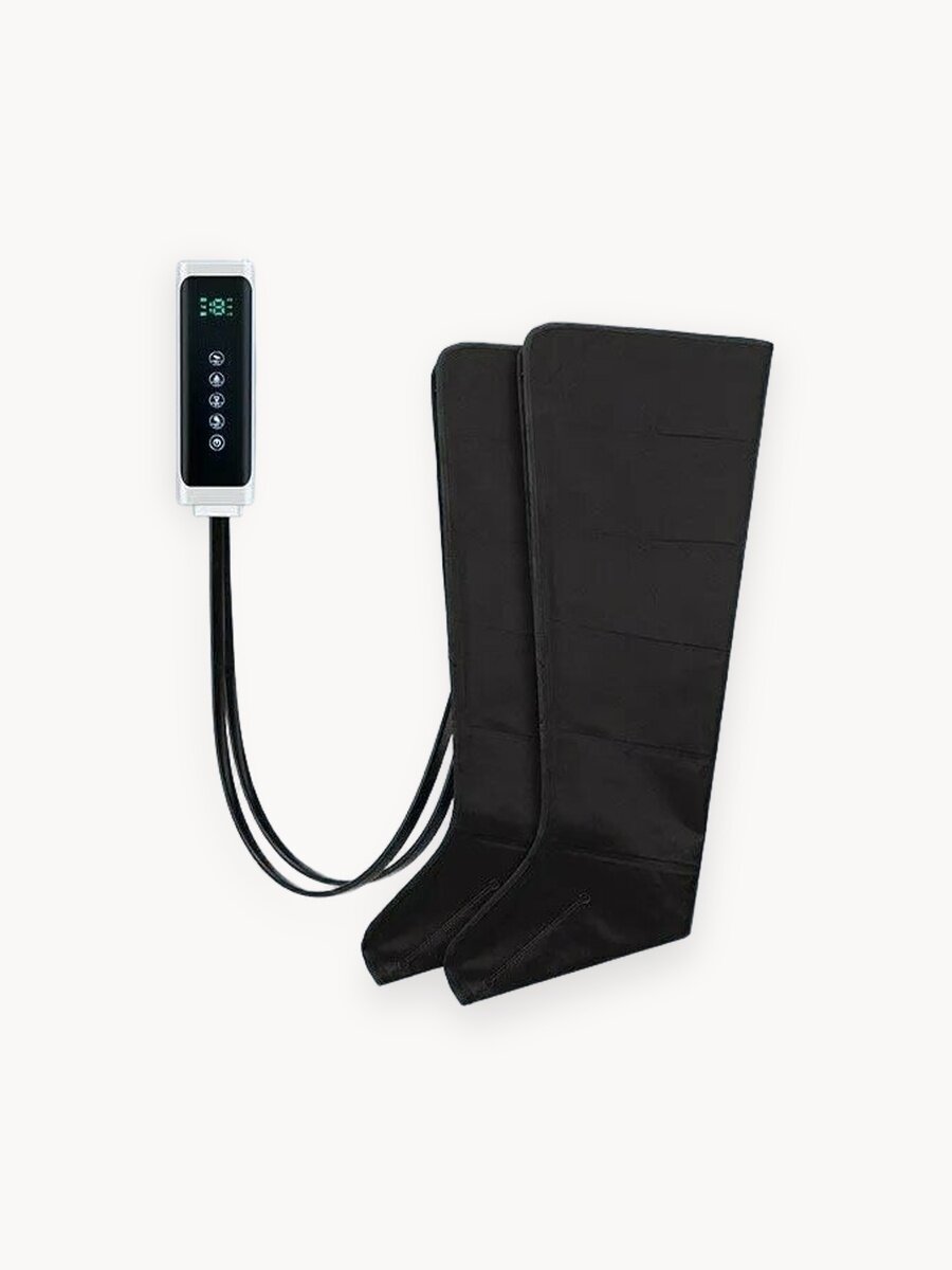 Лимфодренажный массажер для ног электрический, компрессионный для стоп, голени, бедер, тела,