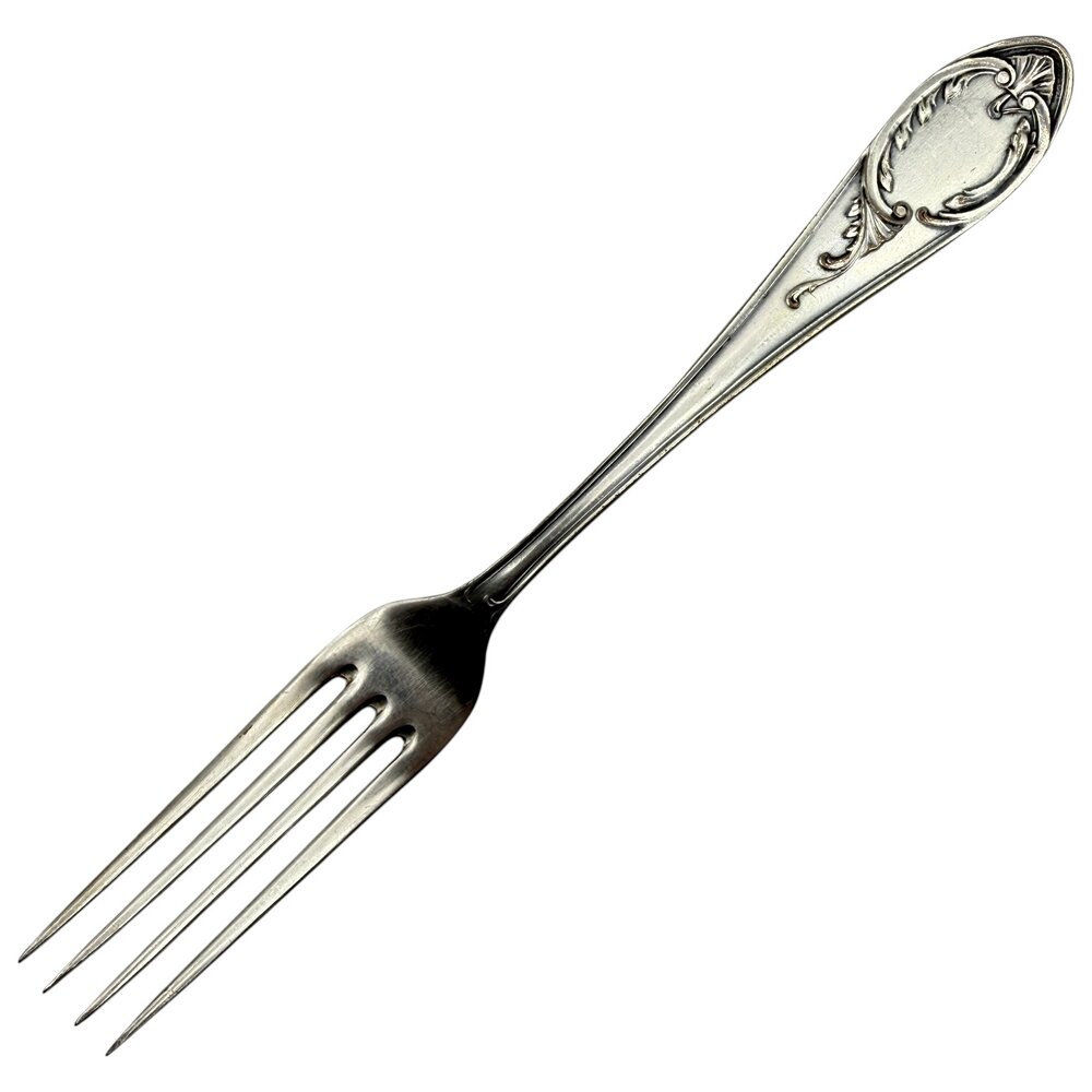 Вилка столовая "Фаберже" (набор 6 шт), 20.5 см, МНЦ, 1940-1950, Артель "Промтехсвязь", Москва, СССР