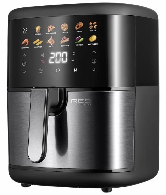 Аэрогриль RED "SOLUTION COLORSENSE" W261, мощность 1500 Вт, объем чаши 6 л