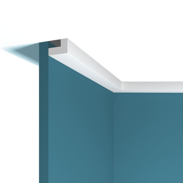 Плинтус потолочный P65 Perfect Plus 32х22 мм дюрополимер под покраску ударопрочный багет 1 штука 2 метра