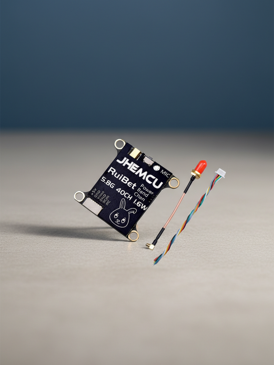 Видеопередатчик JHEMCU RuiBet Tran-3016W 5,8Ghz 40CH IRC PIT/25/200/400/800/1600mW (RP-SMA)