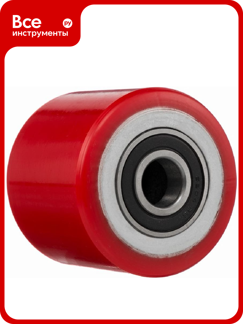Ролик (80x70 мм; полиуретан/сталь; шариковый подшипник ось 20 мм; г/п=320 кг) Стелла-техник