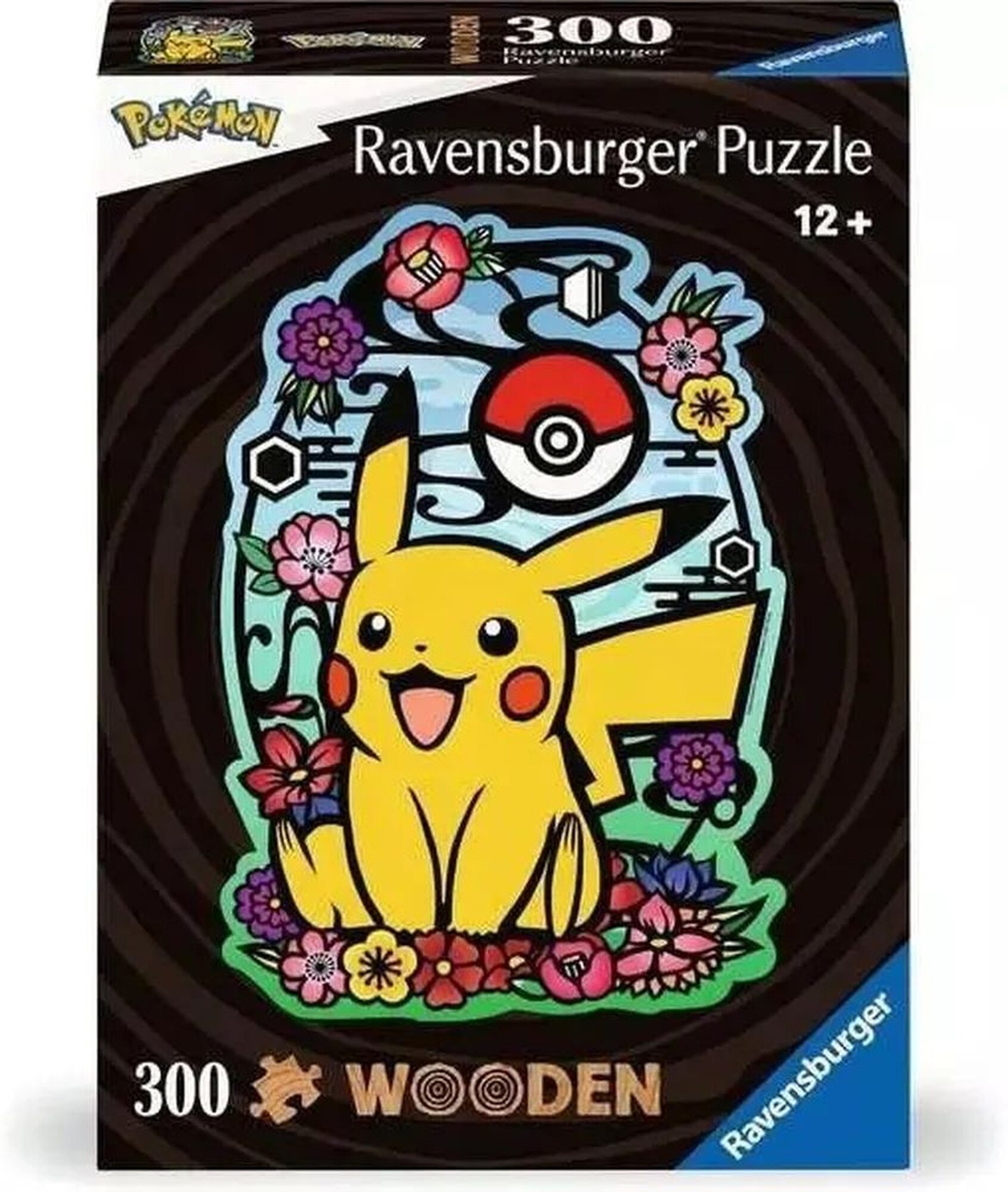 Пазл Ravensburger - Pokemon/Покемон деревянный пазл 300 деталей - Равенсбургер 12000761