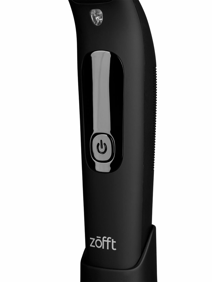 Триммер Zofft Trim Tech T200, для бороды, усов и волос, 4 насадки, защита от влаги, черный — фото 1