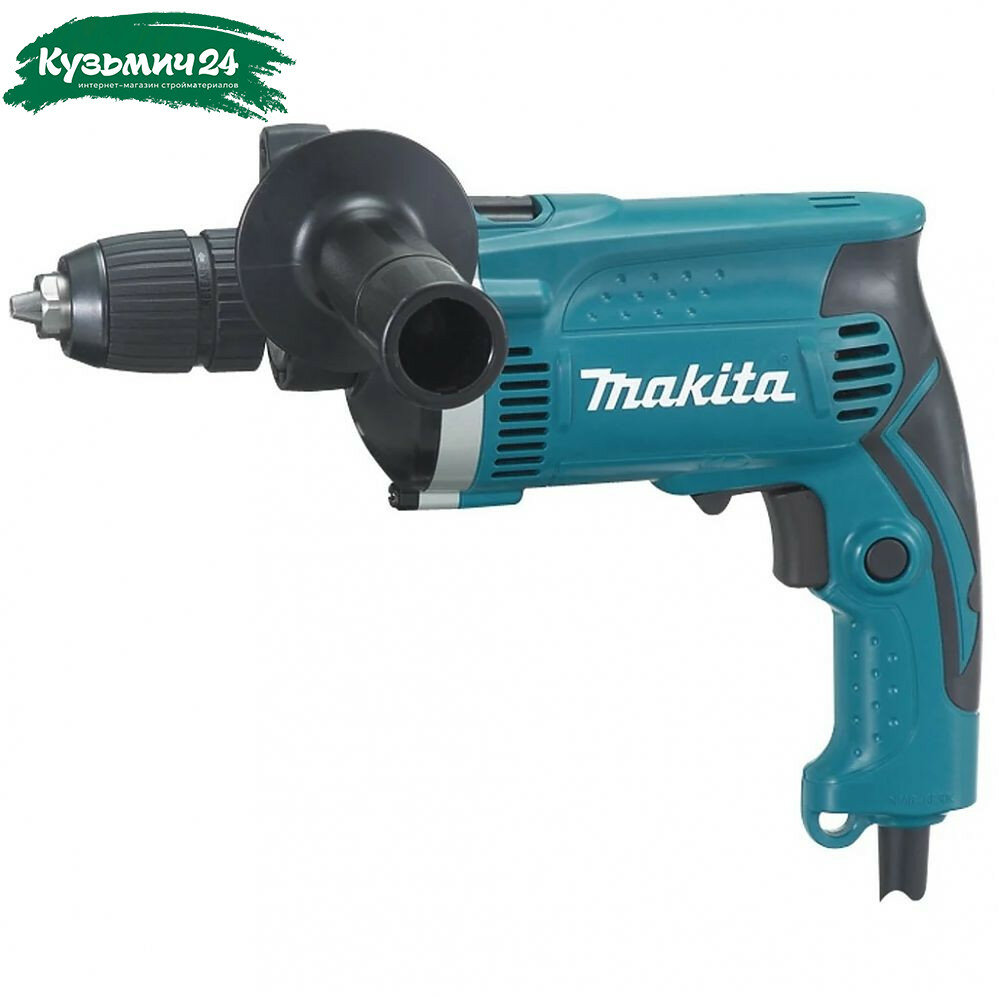 Дрель ударная Makita HP1631K, реверс, 710 Вт, 44800 уд/мин, 3200 об/мин, регулировка оборотов и частоты ударов