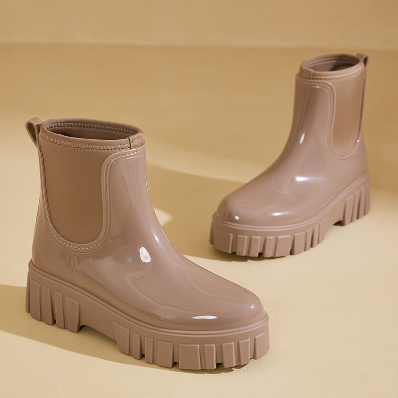 Женские резиновые сапоги до середины икры, сапоги Мартина, нескользящие водонепроницаемые сапоги, водонепроницаемая обувь, обувь для ходьбы по воде для взрослых. Размер обуви. EU:40