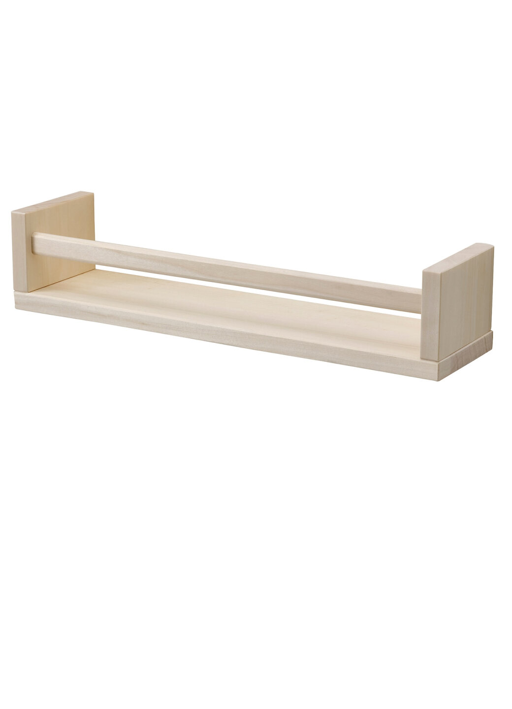 Полка деревянная для специй IKEA BEKVAM, береза, 40х10х9 см, цвет натуральный